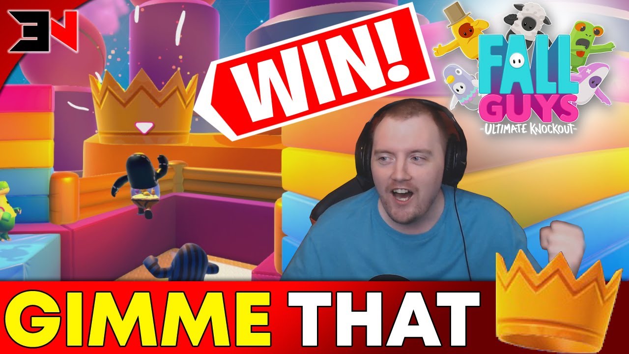 GIVE ME THAT CROWN - W ! - Fall Guys Win Reaction - Fall Guys Ultimate ...
