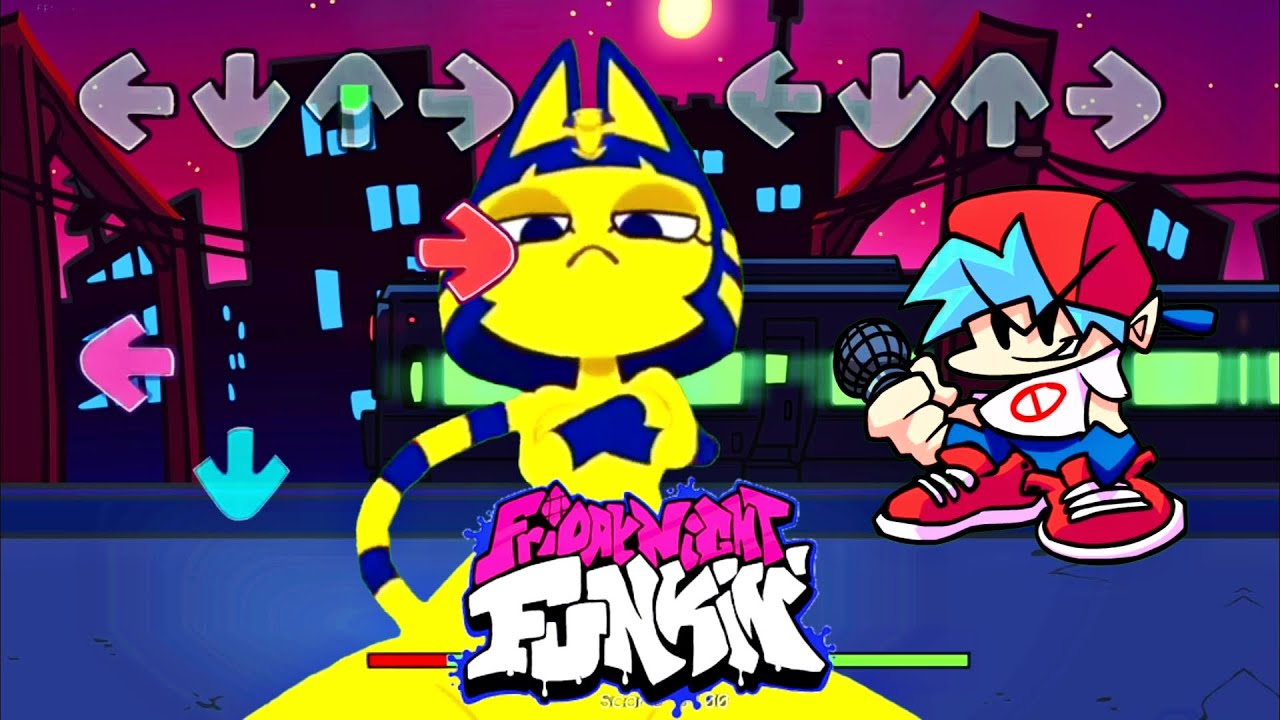 ANKHA ZONE FNF | ankha friday night funkin meme - YouTube