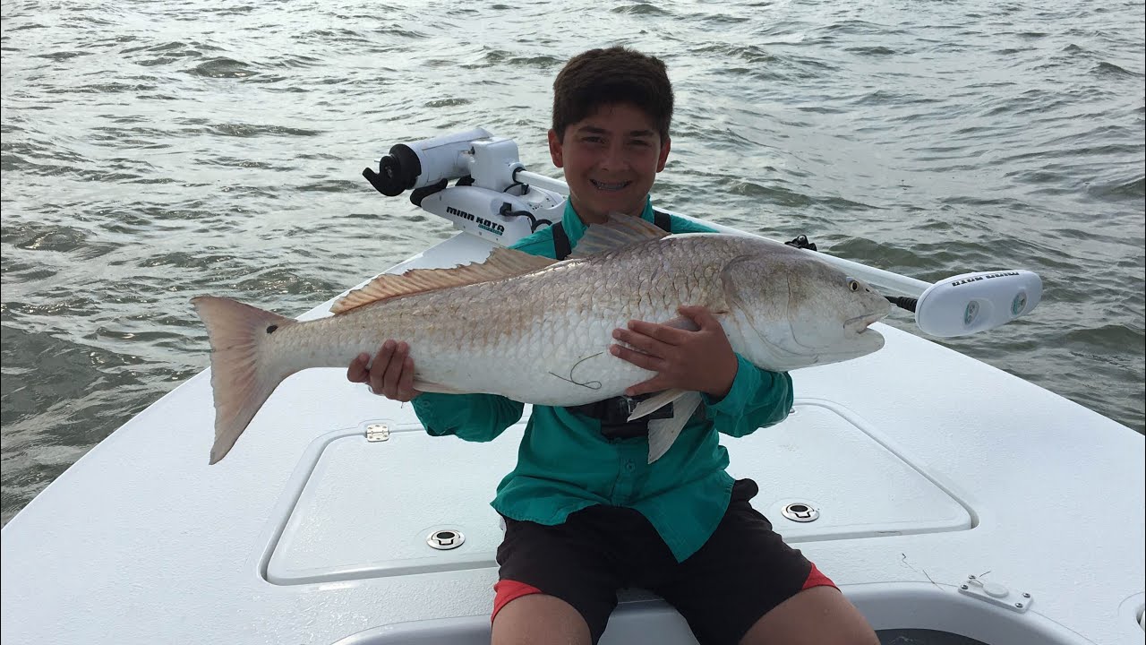 Texas State Redfish Record!?!?!!! - YouTube