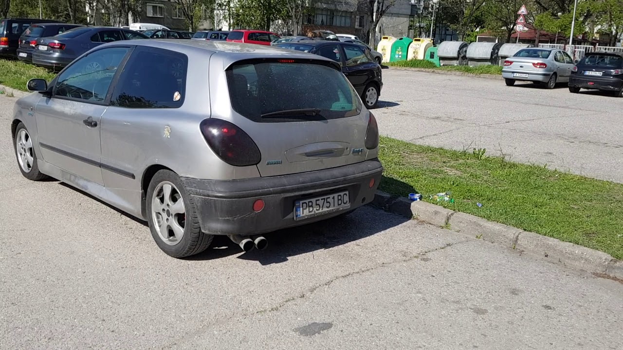 Fiat Bravo 1.9 jtd 105 Straight Pipe - YouTube