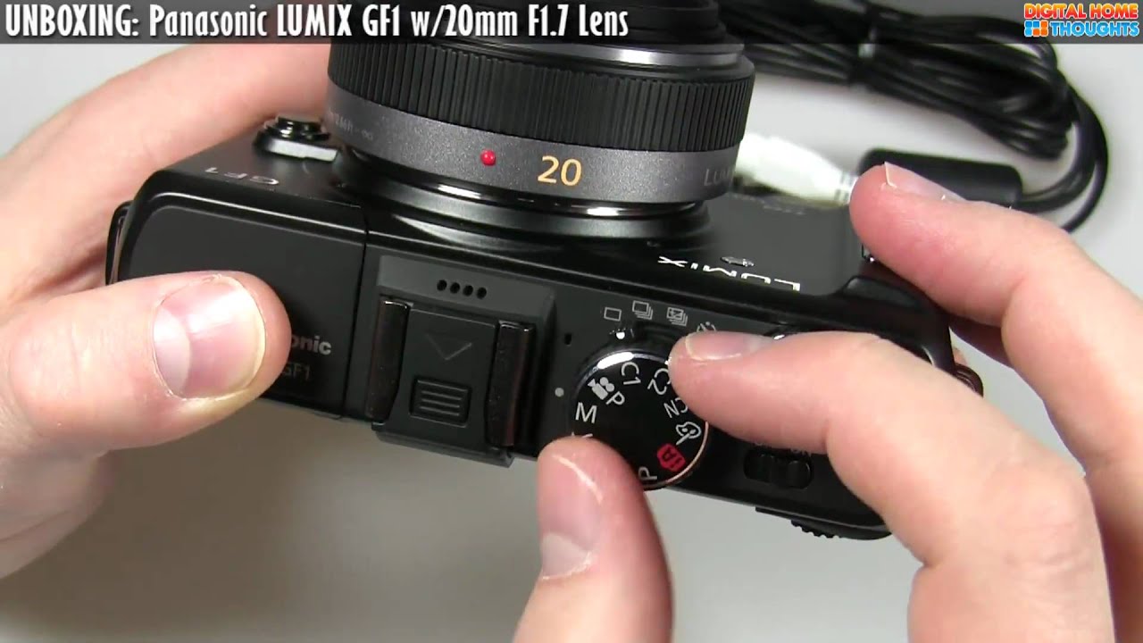 UNBOXING: Panasonic LUMIX GF1 [Part 2] - YouTube