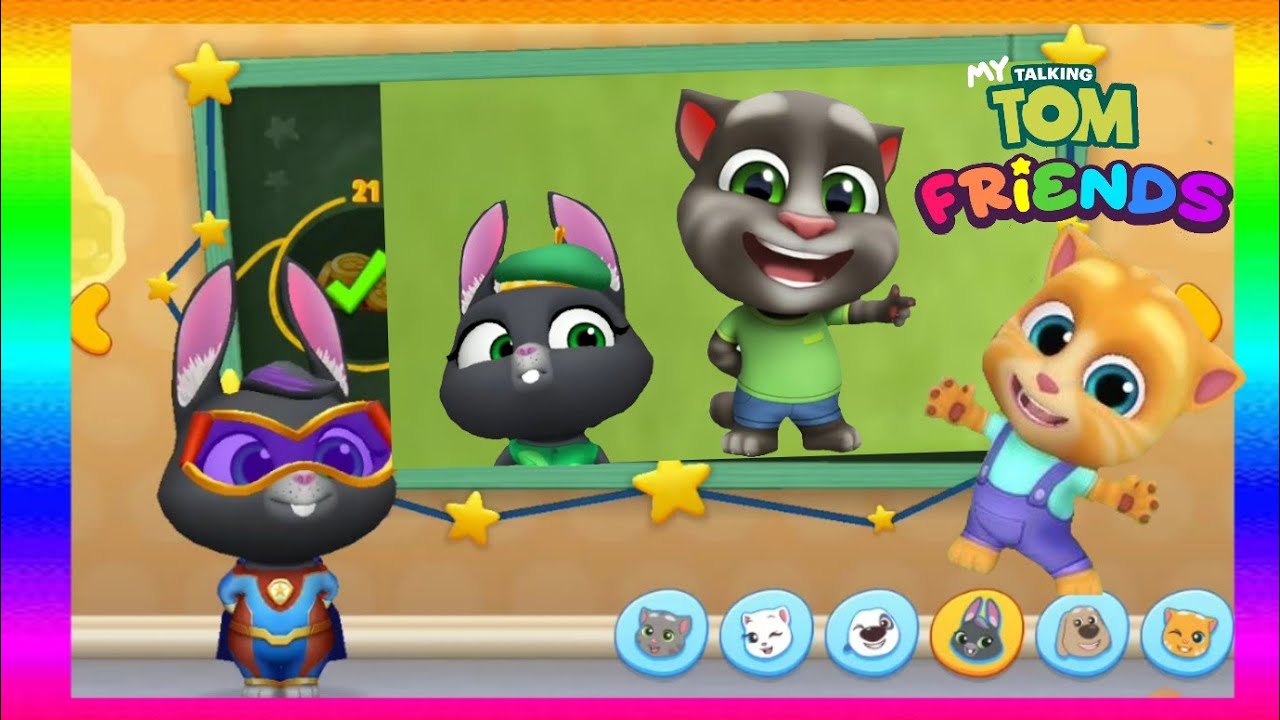 Говорящий Том Друзья 🌈 M talking Tom Friends Gameplay Android - YouTube