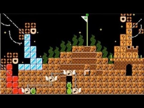 Super Mario Maker 2 THE TEMPLE OF FIRE & ICE MOUNTAINS - YouTube