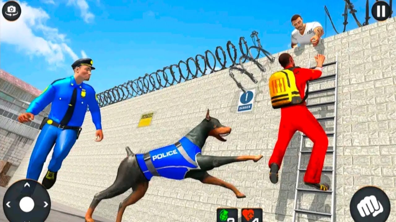 Grand Police Dog Prison Escape : US Police Dog Crime Chase ...