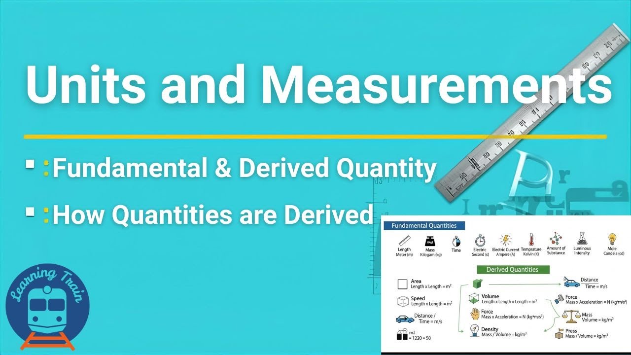 Units and Measurements (Fundamental and Derived Quantites) - YouTube