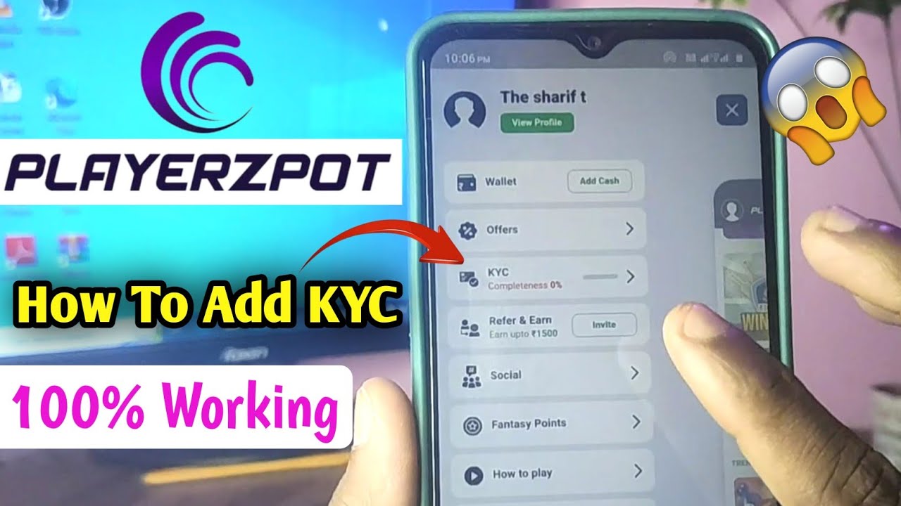 Playerzpot App KYC Problem 2024 | How To Add KYC In Playerzpot App | Playerzpot App Kyc Aproved ...