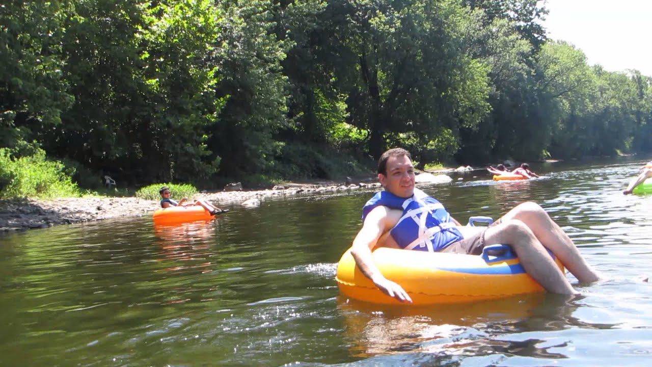 August 2015 River Tubing at Twin Rivers Tubing Starting out - YouTube