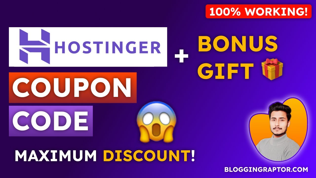 Hostinger Coupon Code April 2024 🔥 Hostinger Promo Code - YouTube