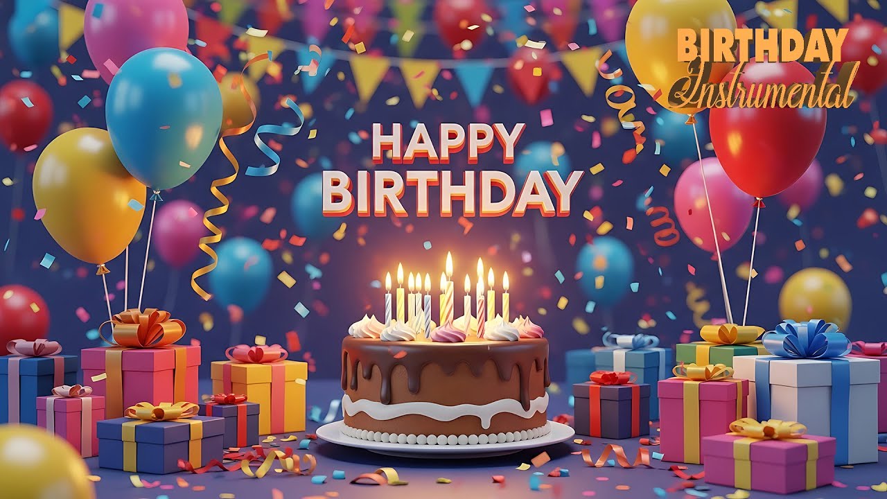Birthday Party Song 1 Hour 💎 Happy Birthday Song 1 Hour 💎 Happy ...