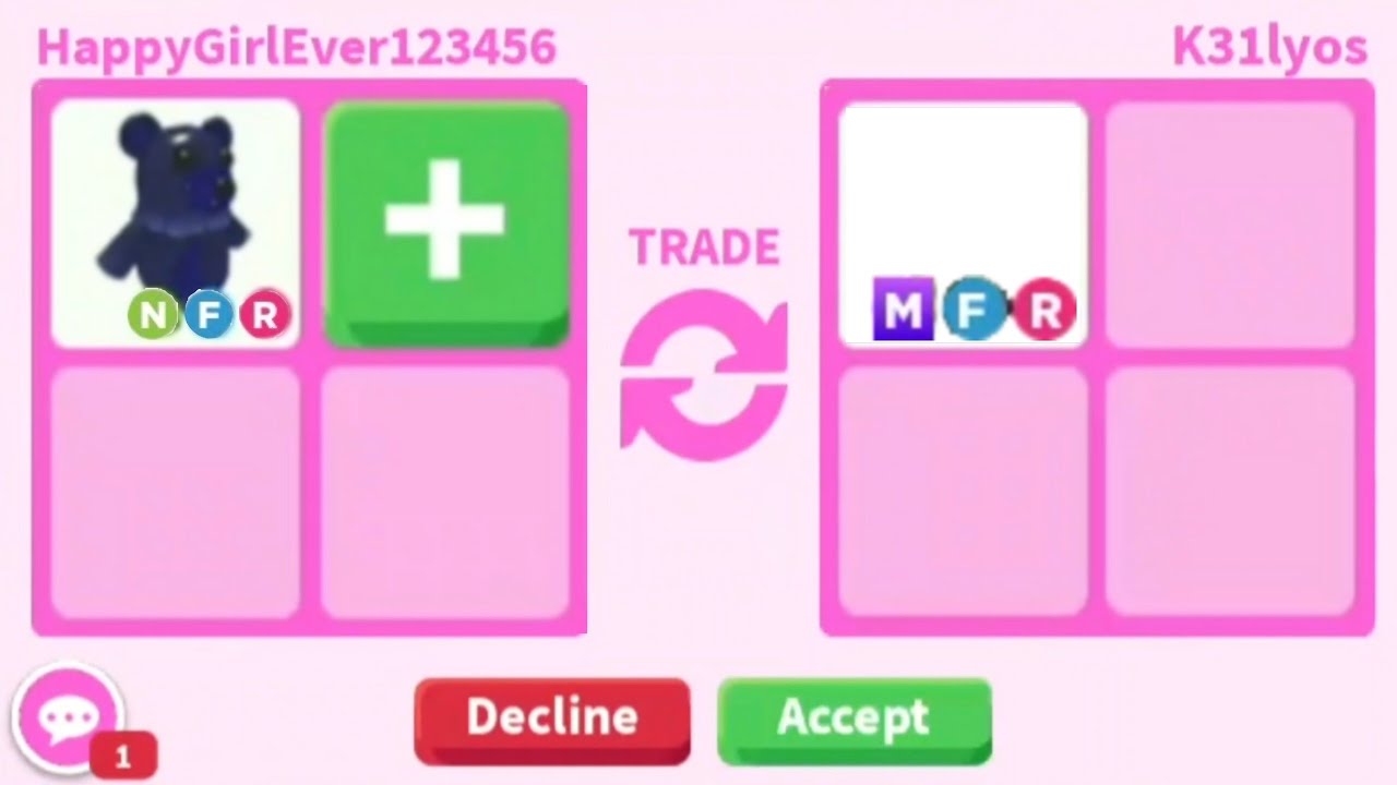 😱😛Woah! I Traded My HATED NEON MOON BEAR For VERY OLD SUPER CUTE MEGA ...