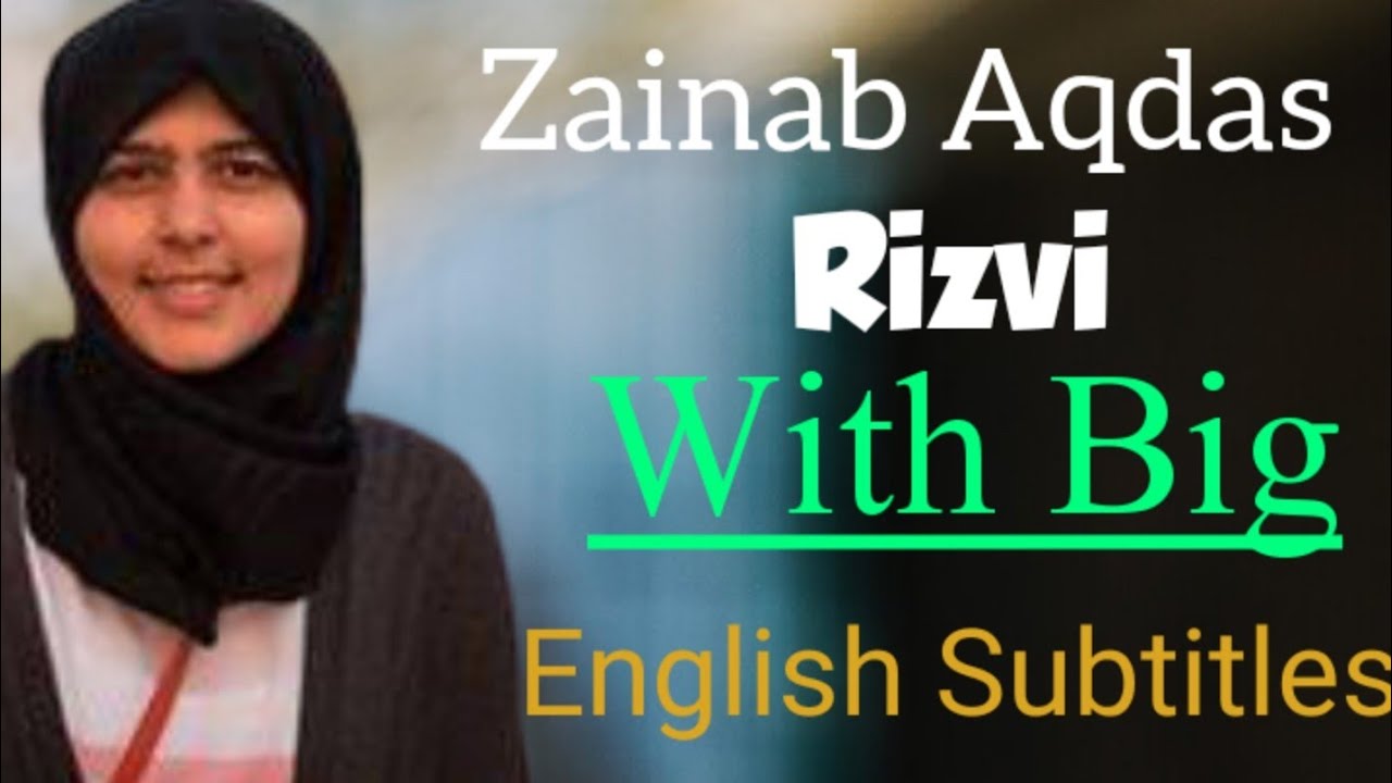 Syeda Zainab Aqdas Rizvi || Awesome English Speech || Learn English ...