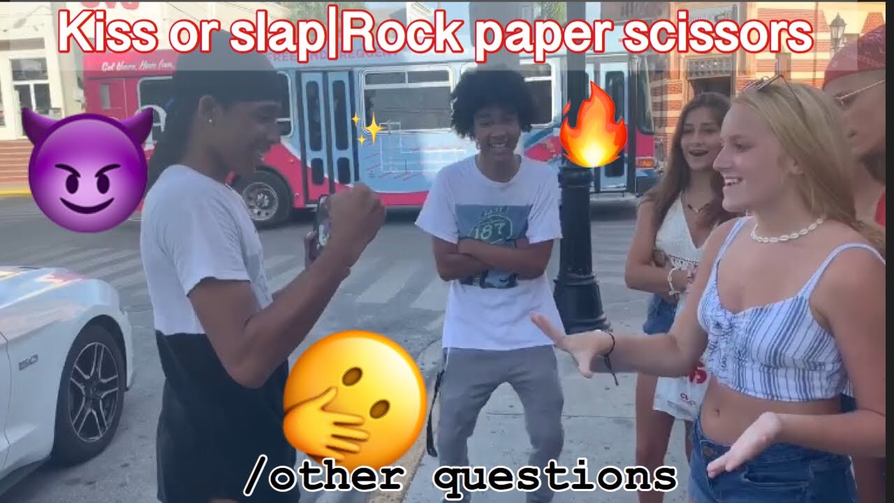Kiss Or Slap | Rock Paper Scissors - YouTube