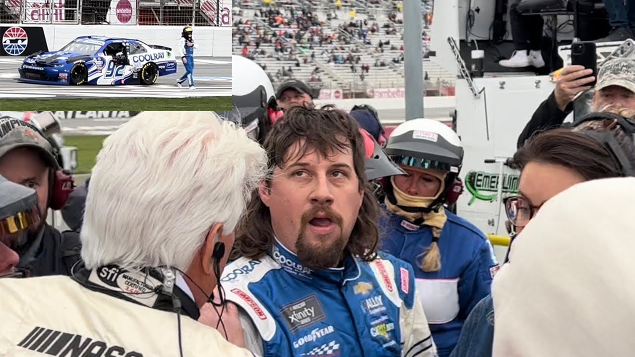 Josh Williams Gets Out in Middle of Track After Being Parked, Sounds ...