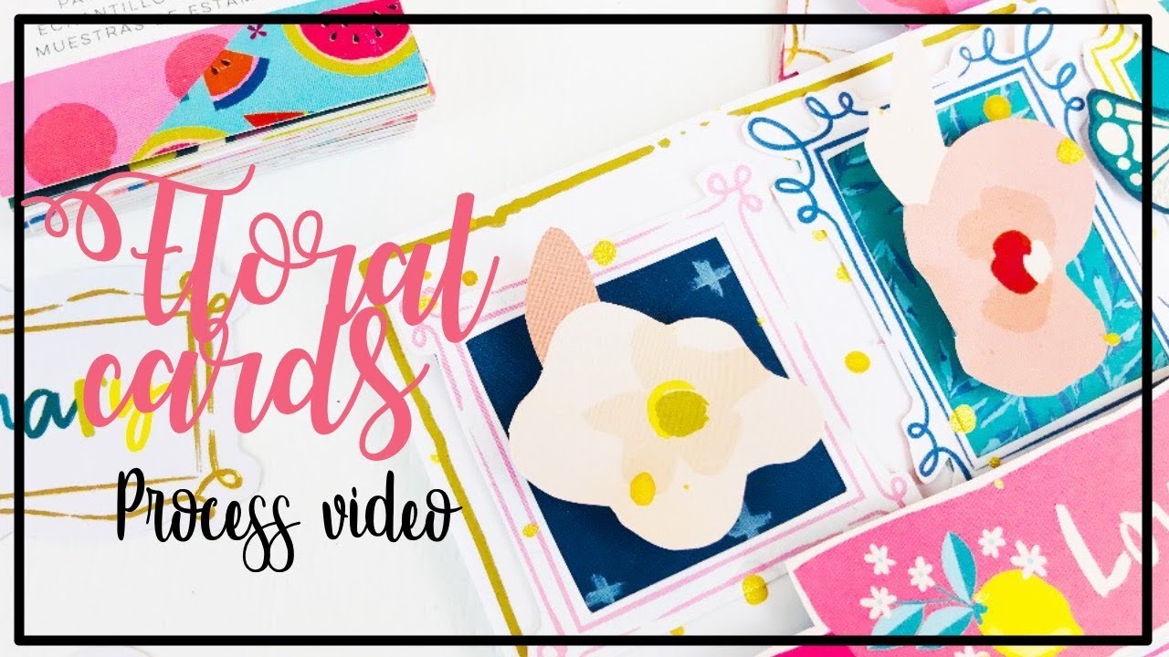 PINK PAISLEE Design Team - Floral cards - YouTube