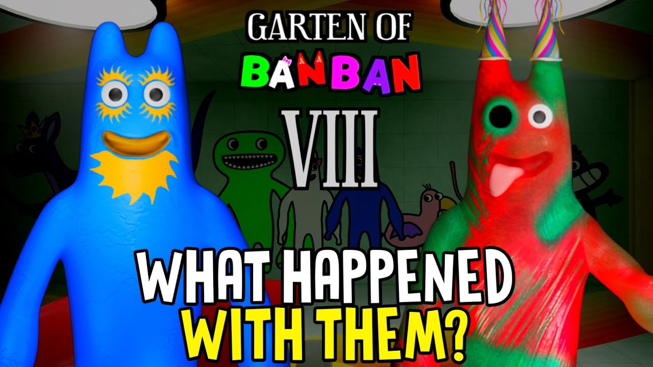 GARTEN OF BANBAN 8 - What HAPPENED with BANBAN and BLUE BANBAN? NEW ...