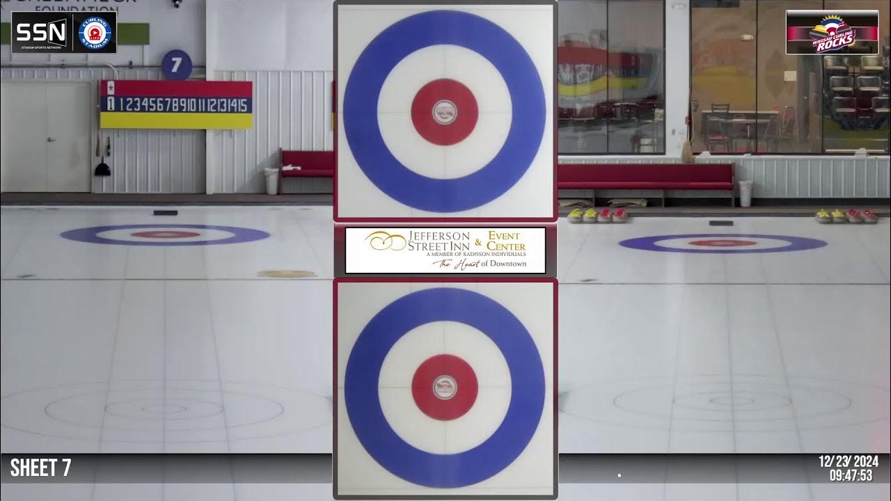 Curling Stadium Wausau Sheet 7 12-23-24 - YouTube