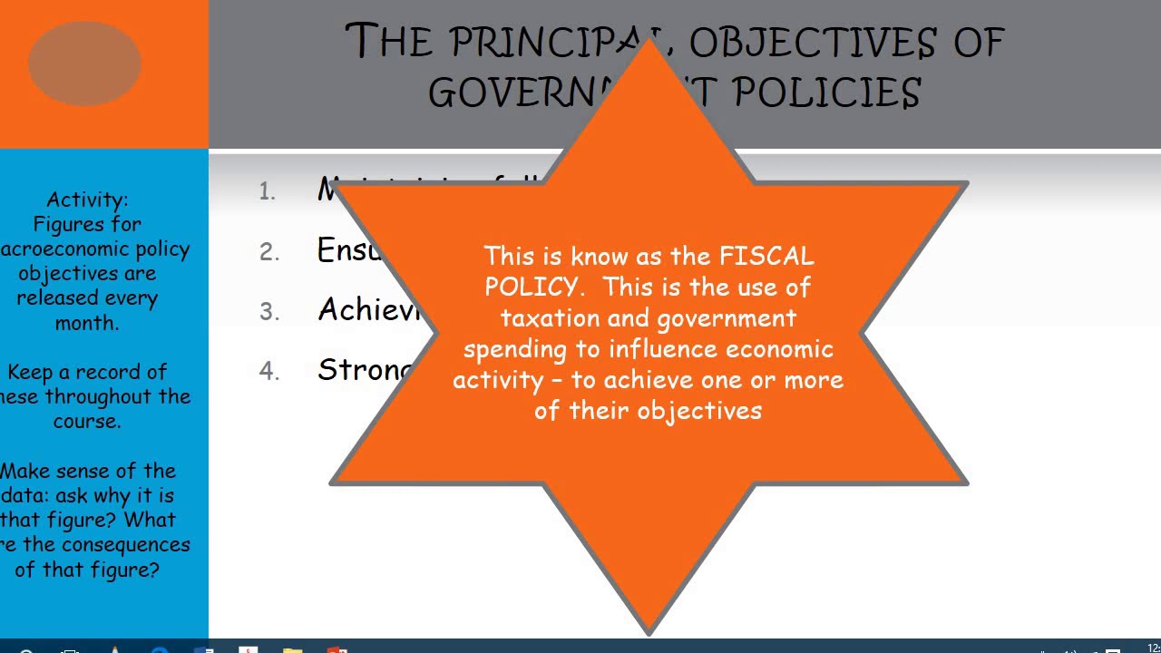 Government objectives Maintaining Low unemployment Part 1 of 5 - YouTube