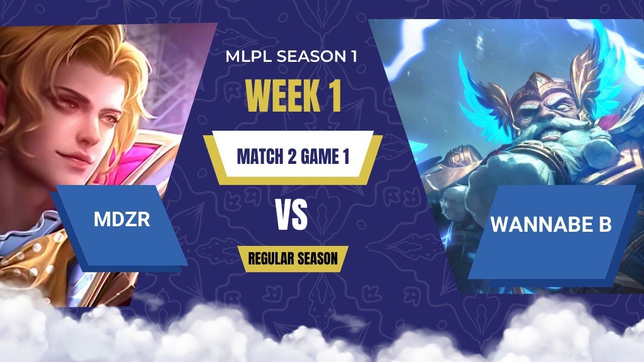 MLPL SEASON 1 | WEEK 1 | MATCH 2 | GAME 1 (MDZR vs Wannabe B) - YouTube