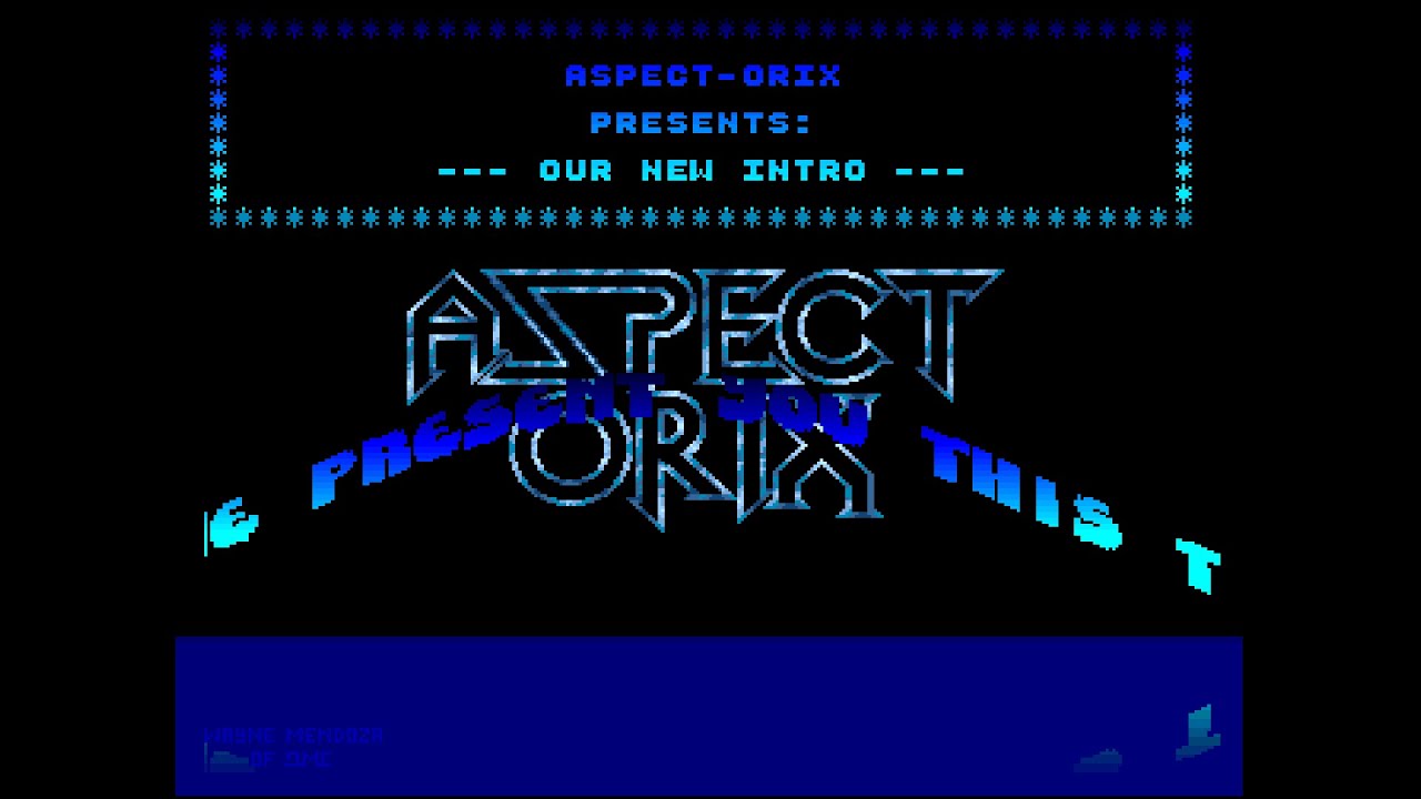Our New Intro by Aspect (1991) - Amiga Intro - YouTube