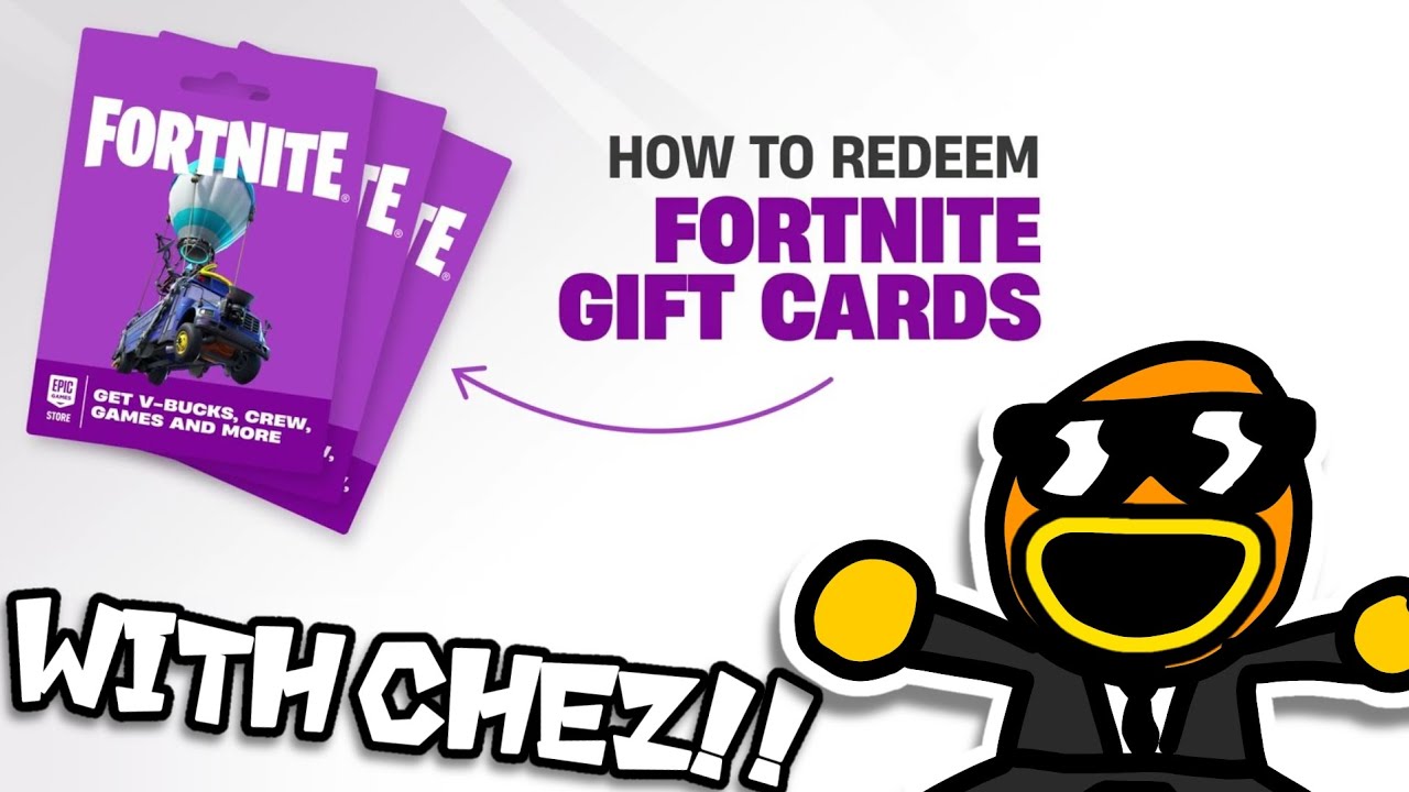How to redeem the NEW FORTNITE GIFT CARDS!! (UNOFFICIAL GUIDE) - YouTube