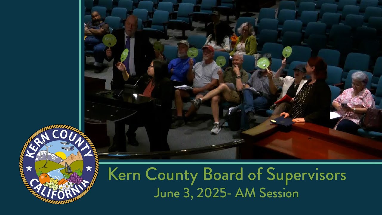 Kern County Board of Supervisors 9:00 a.m. meeting for Tuesday, June 3 ...