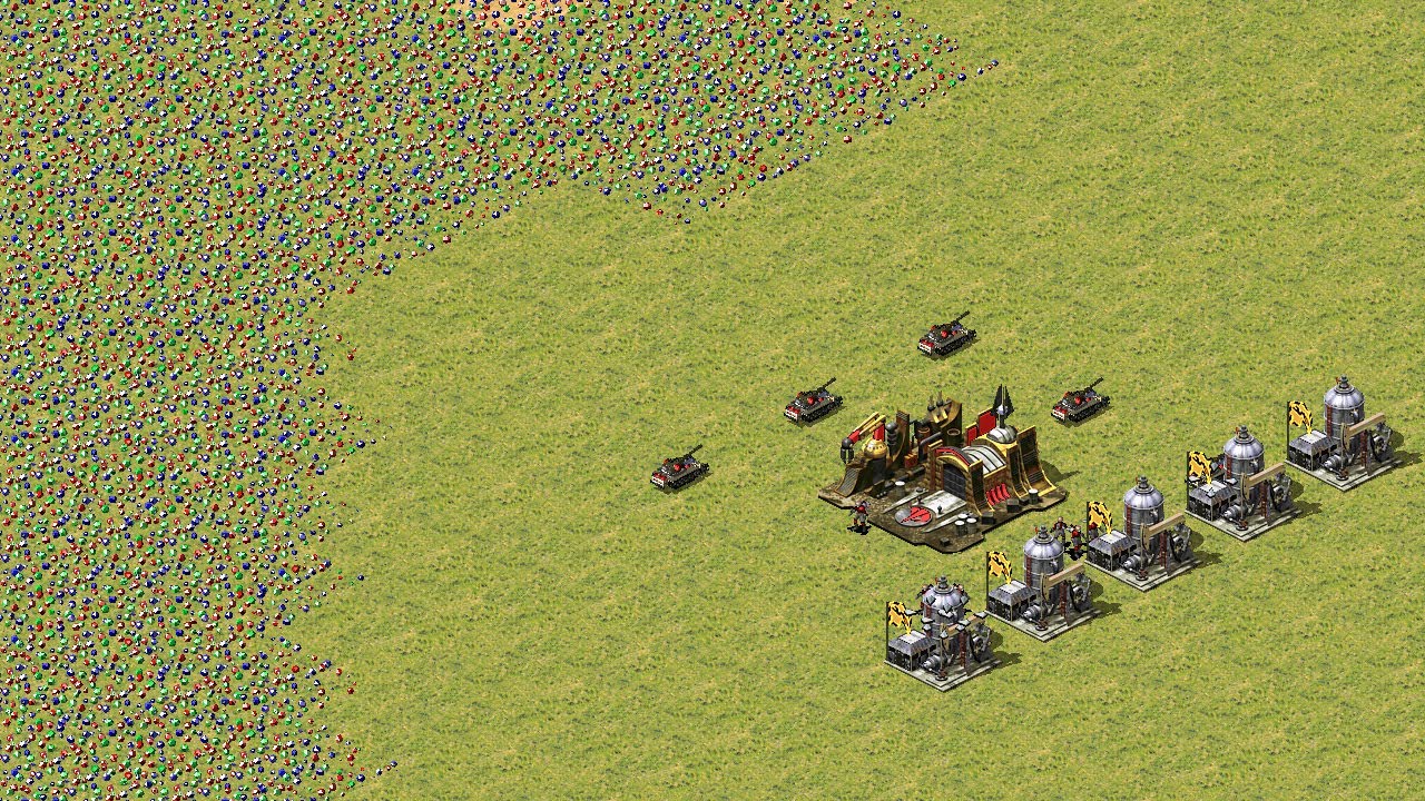 Red Alert 2 | Extra hard AI | 7 vs 1 | Yuri vs 7 random | Floating disc - YouTube