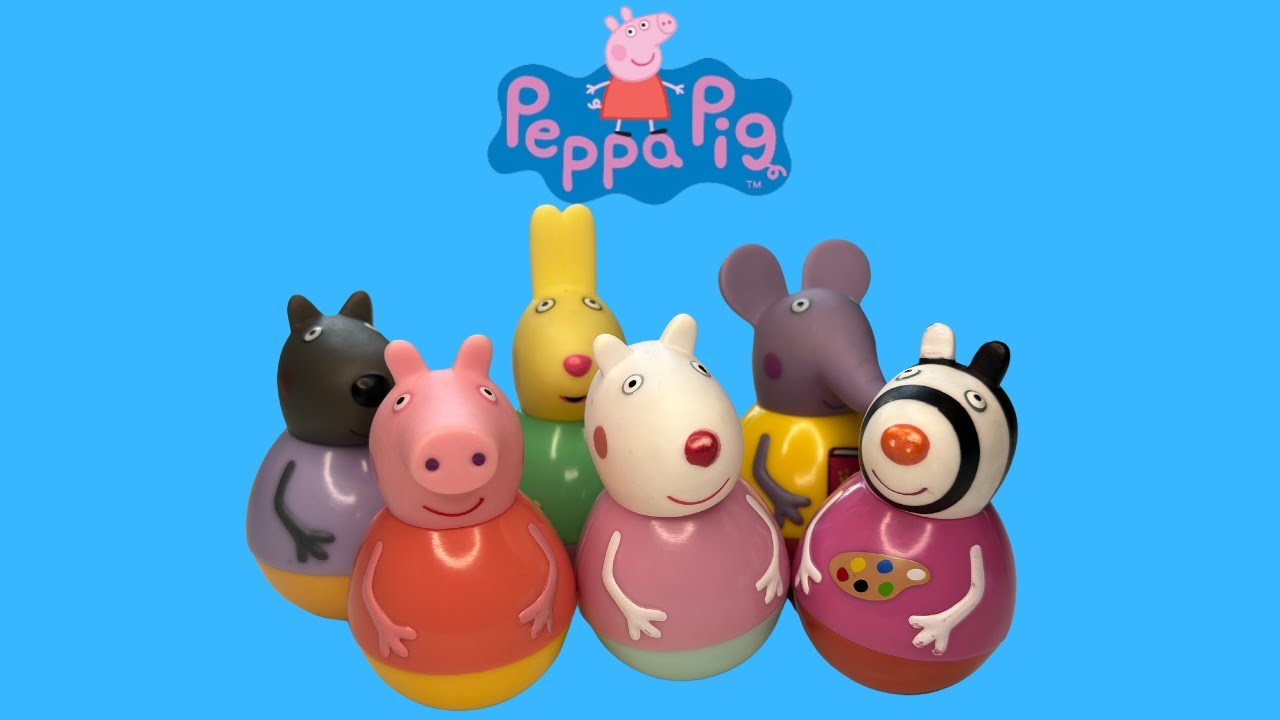 PEPPA AND FRIENDS!! Weeble Wobble! - YouTube