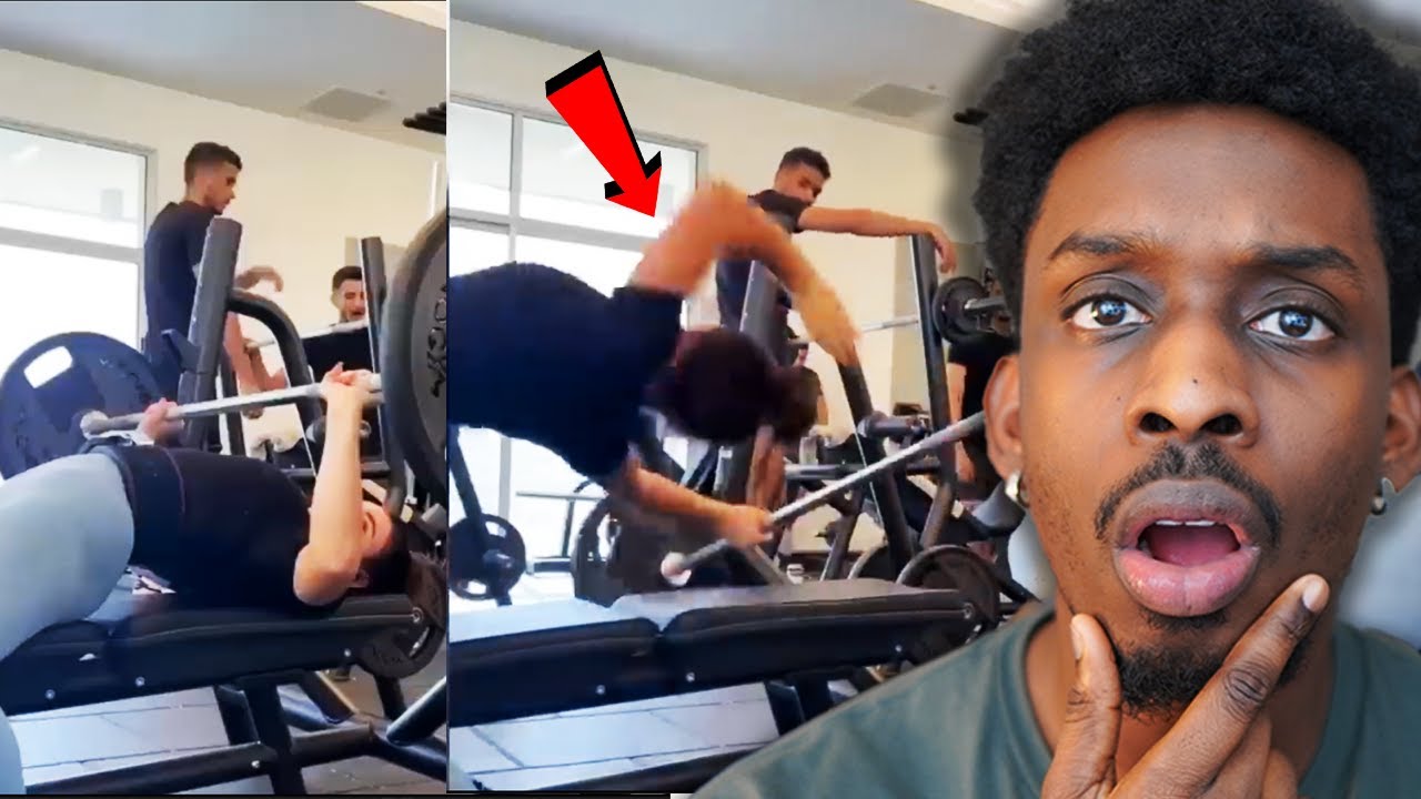 Woman Refused help from man in gym then this happened... - YouTube