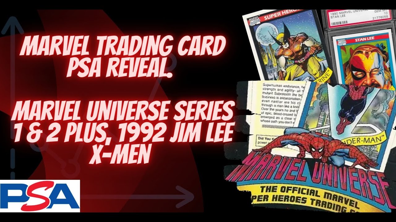 Marvel Trading Card PSA reveal. Marvel Universe Series 1 & 2 Plus, 1992 ...