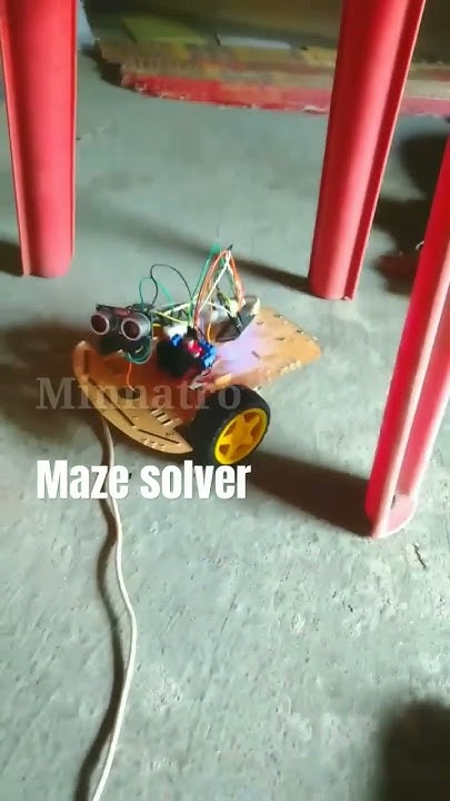 Ultimate Maze Solver Robot: Obstacle avoiding robot | Arduino | esp8266 | robotic project ...