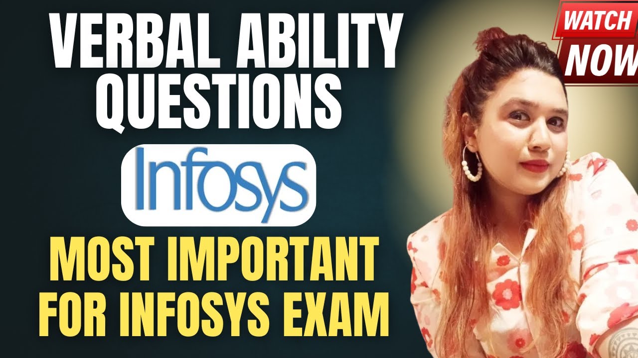 Infosys Verbal Ability Questions | Infosys Questions | Most important ...