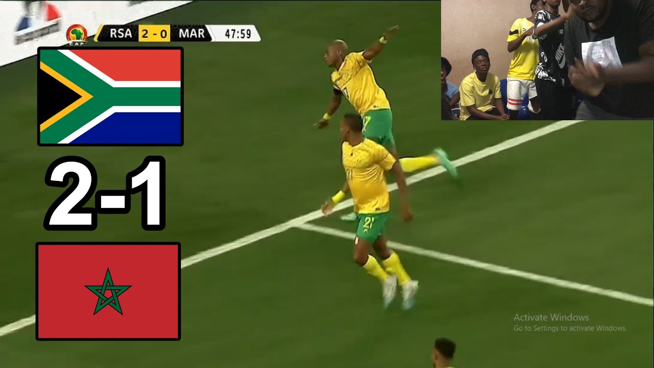South Africa vs Morocco Extended Highlights & Goals - AFCON Qualifiers ...