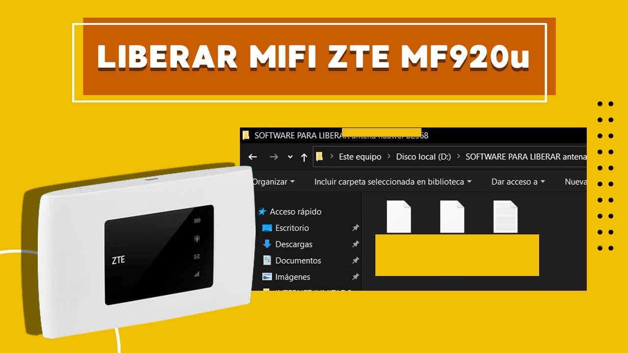 liberar MIFI ZTE MF920u "Gratis" - CONFIGURACIÓN DE APN MOVISTAR - YouTube