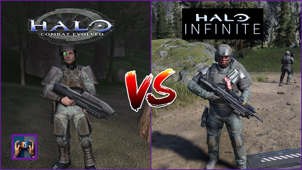 Halo 1 VS Halo Infinite Graphics Comparison / Comparativa Grafica - YouTube