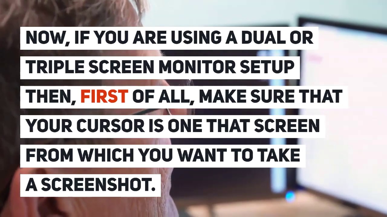 How To Screenshot Only One Monitor While Using Dual Screen Setup - YouTube