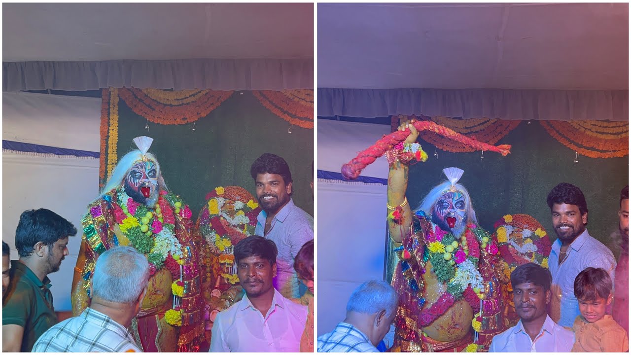 Potharaju gavu at Bhoiguda 2023 | Uppalamma Temple Potharaju Gavu 2023 ...