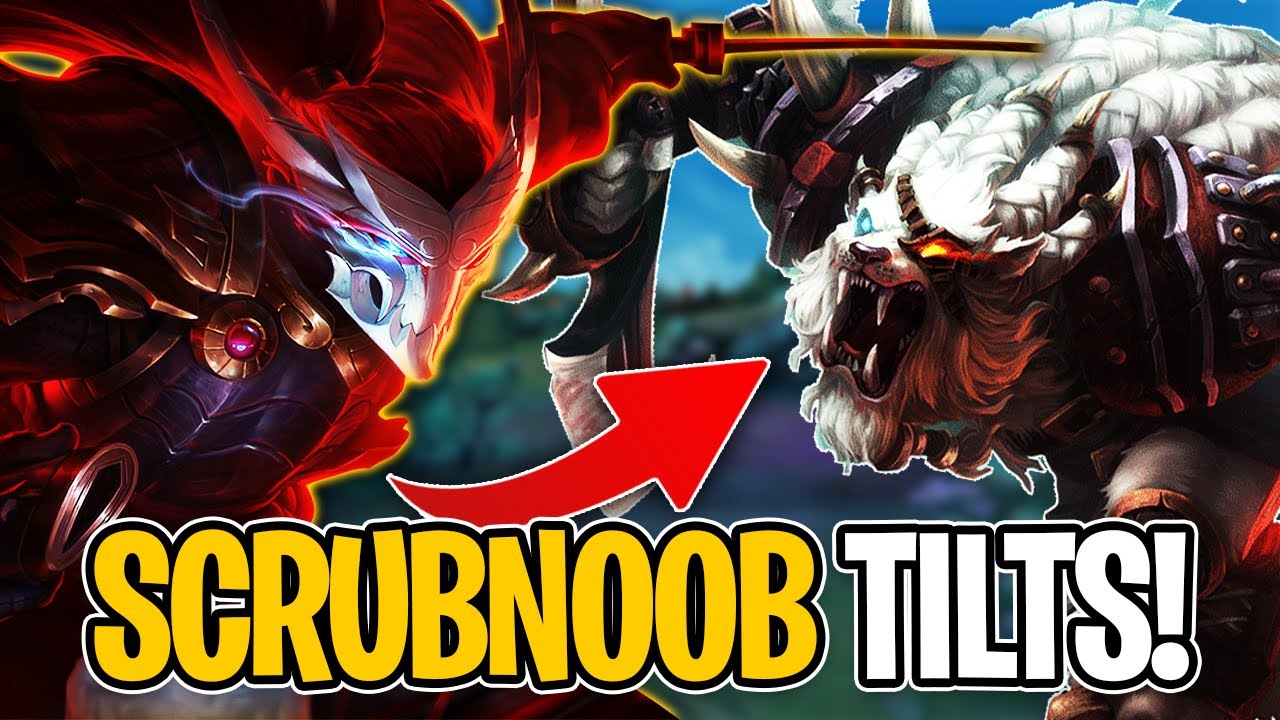 Making Scrubnoob RAGE On Stream! - League of Legends - YouTube