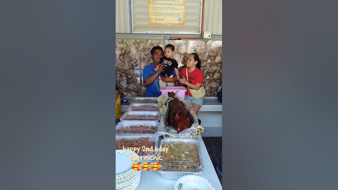 nicnic on his 2nd bday - YouTube