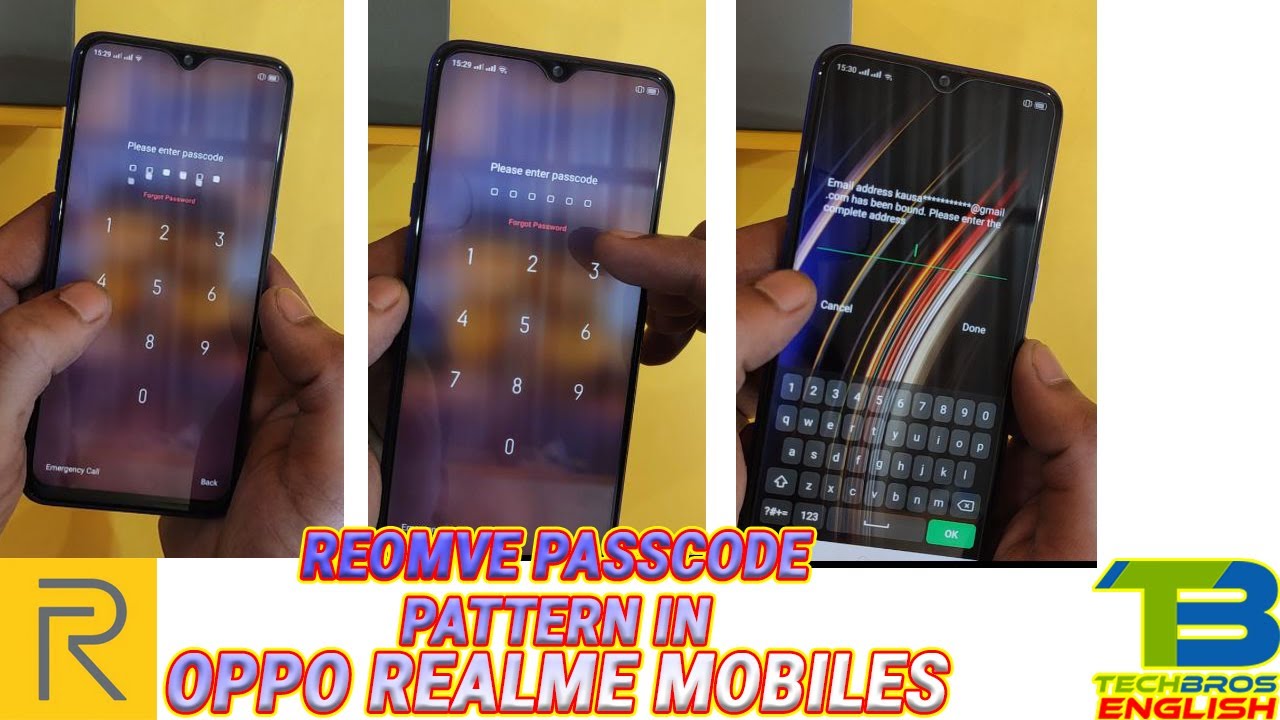 How to Reset and Remove Passcode Realme 3 Pro | How to Change Password ...