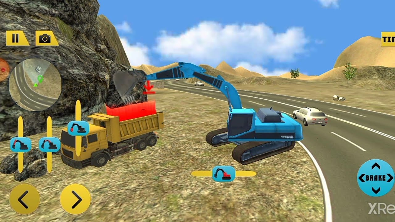 Excavator Rock Mining City Simulator - Offroad Driving Game - Level 3 ...