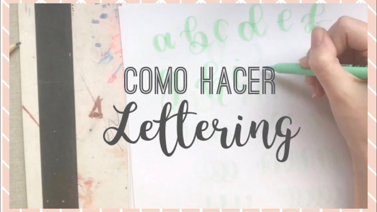 como hacer lettering / tips básicos / letteringbysol - YouTube