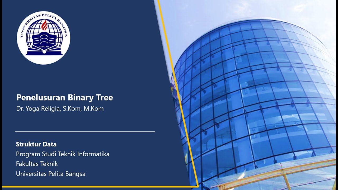 Penelusuran Pohon Biner (Binary Tree) - Struktur Data - YouTube