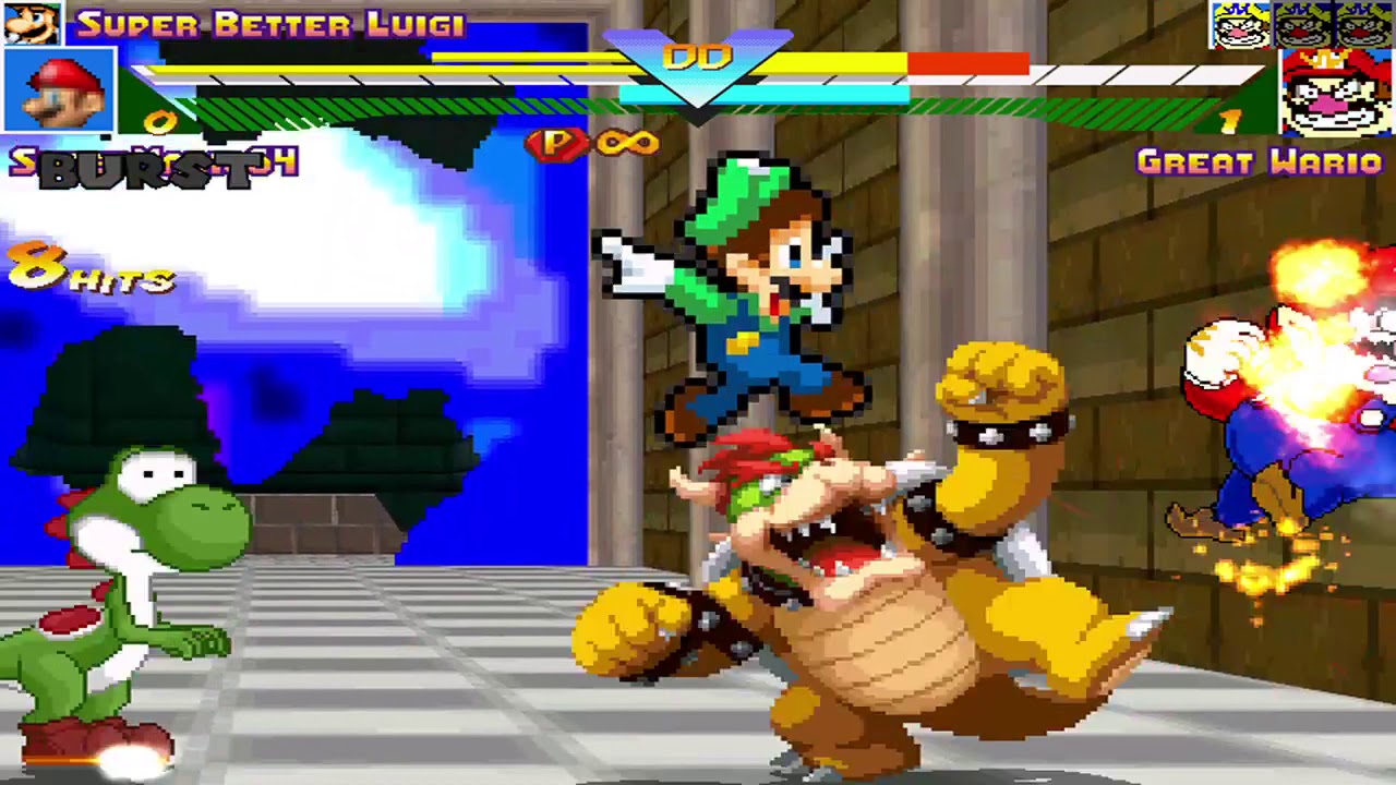 MUGEN Request: Team Super Mario 64 VS Great Wario (Sanchem002) - YouTube