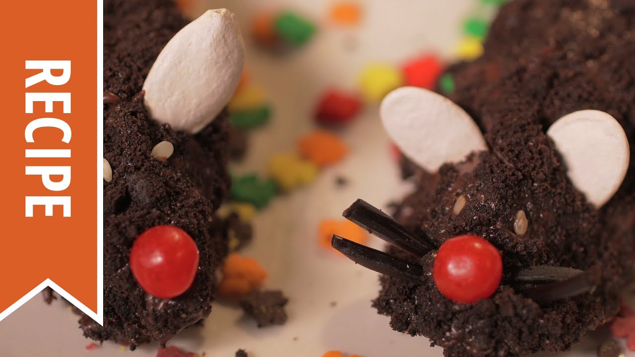 Trick or Treat? How to Make Chocolate Espresso Mice - YouTube