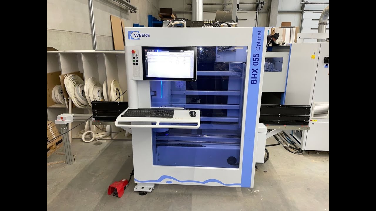 CNC Homag BHX 055 - YouTube