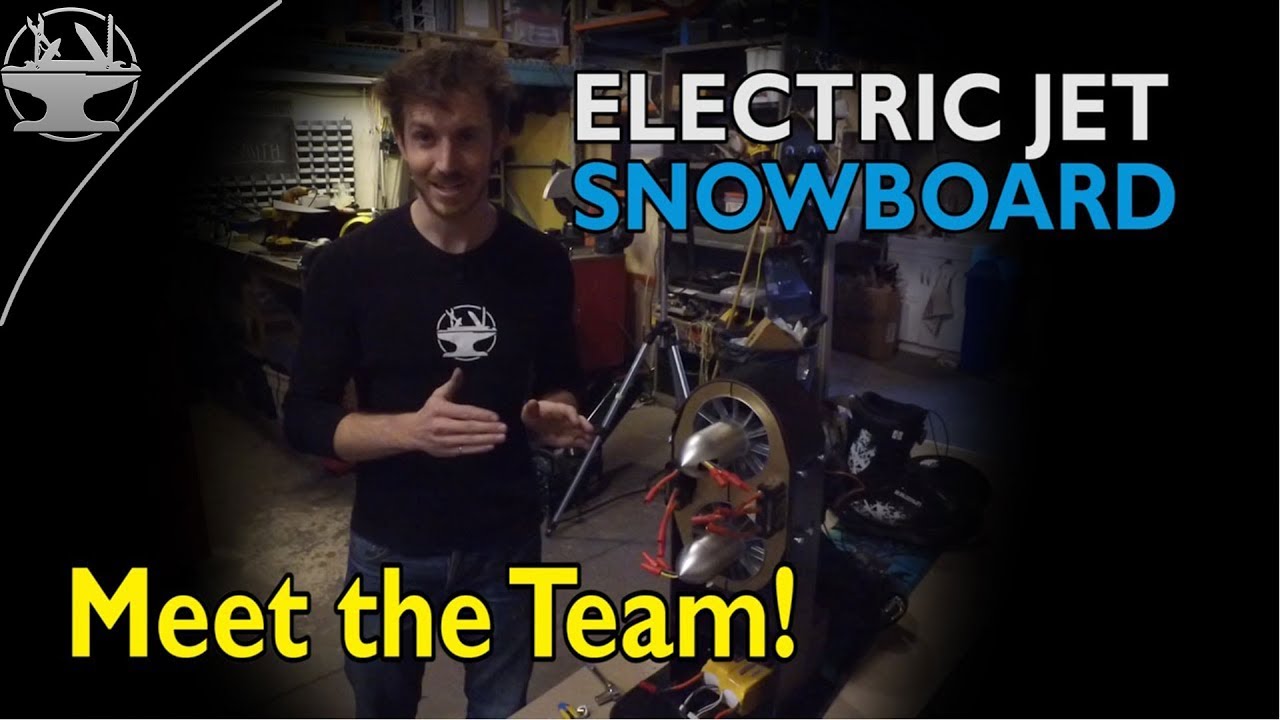 Jet-Powered Snowboard Update + Meet the Team! (VLOG 012) - YouTube