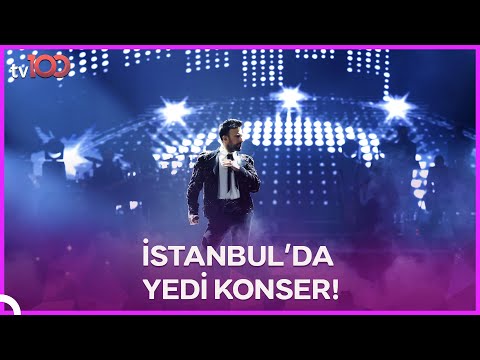 Megastar Tarkan'ın Konserine Ünlü Yağmuru