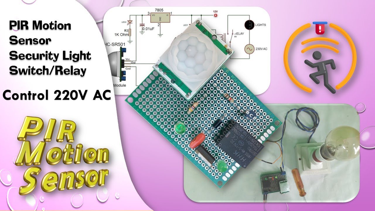 DIY Security Project: Activate Lights with Motion Detection - YouTube