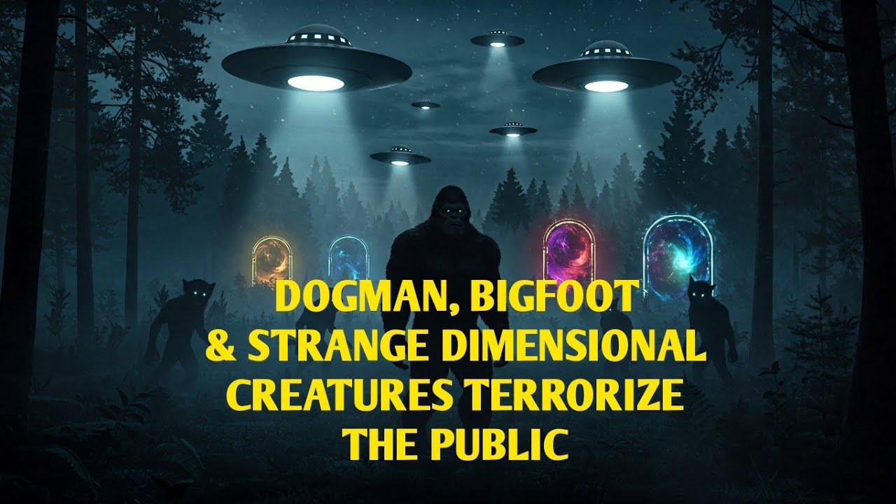 DOGMAN, BIGFOOT & STRANGE DIMENSIONAL CREATURES TERRORIZE THE PUBLIC ...