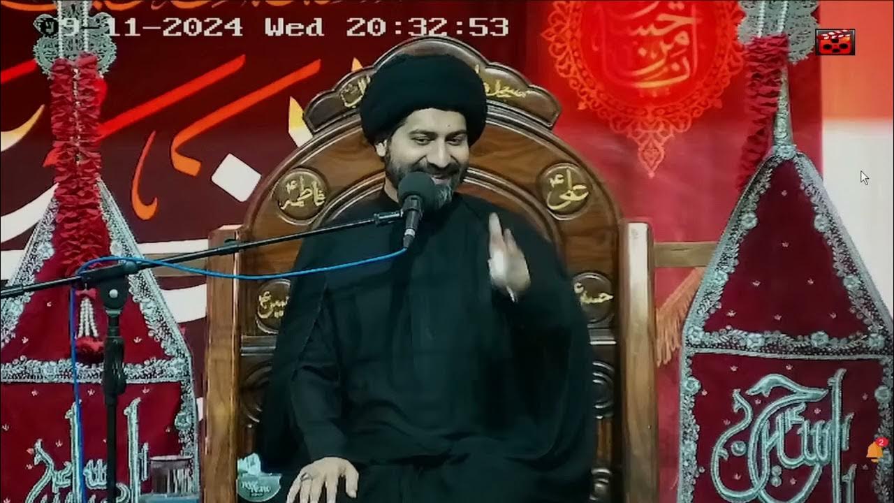 Majlis-e-Aza | 6th Rabi ul Awwal 2024 | Masjid & Imam Bargah Abu Talib | Maulana Arif Shah Kazmi ...